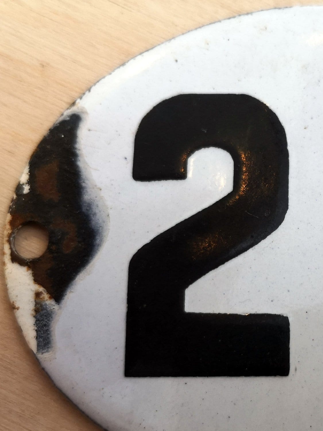 Original Metal Dutch Oval Door Number 24 - BAXTER & CO. home