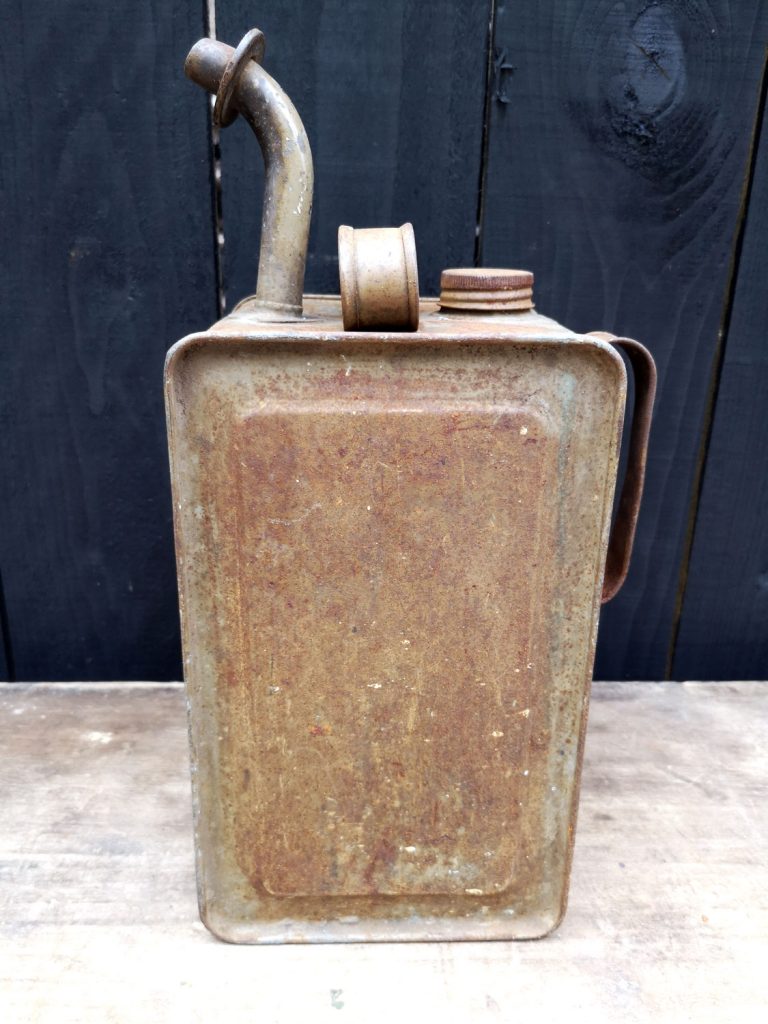 Vintage ESSO Blue Paraffin Metal Fuel Can - BAXTER & CO. home