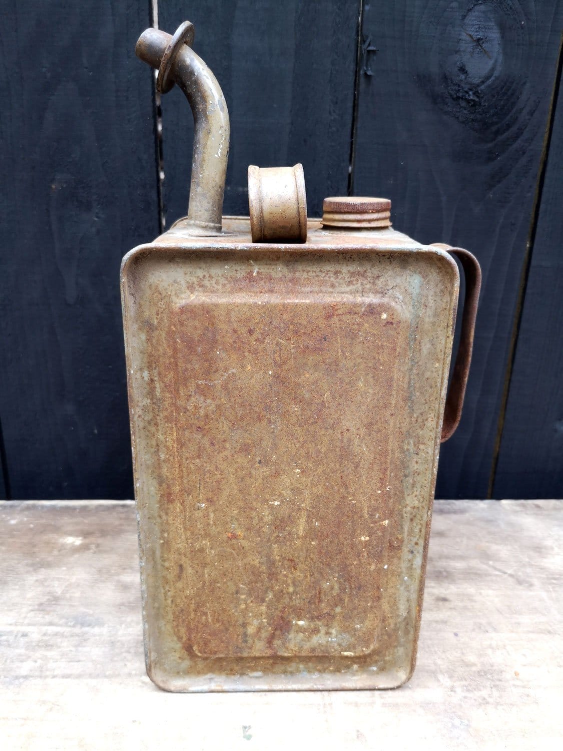 Vintage ESSO Blue Paraffin Metal Fuel Can - BAXTER & CO. home
