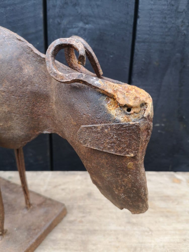 Decorative Metal Cow - BAXTER & CO. home