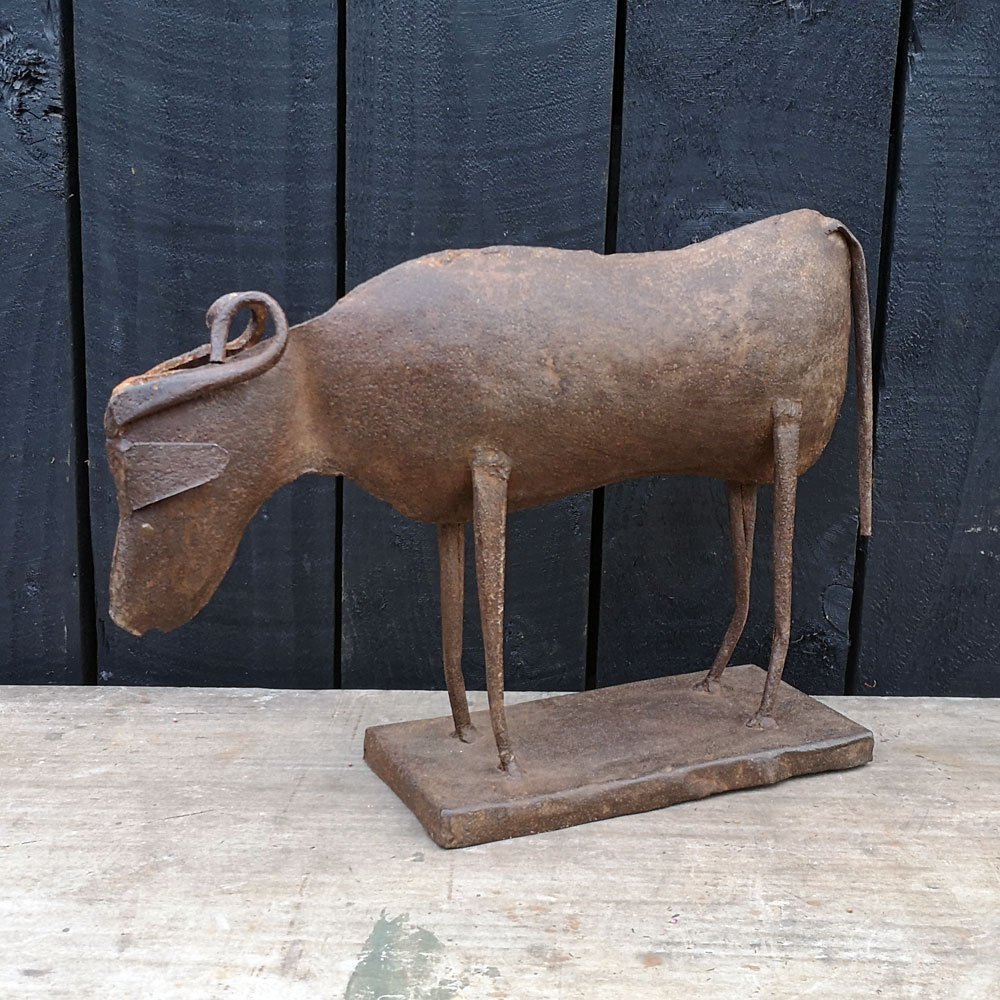 Decorative Metal Cow - BAXTER & CO. home