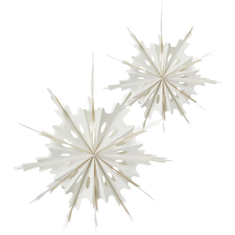 Hanging Paper Decoration With LED Light 50cm - BAXTER & CO. home