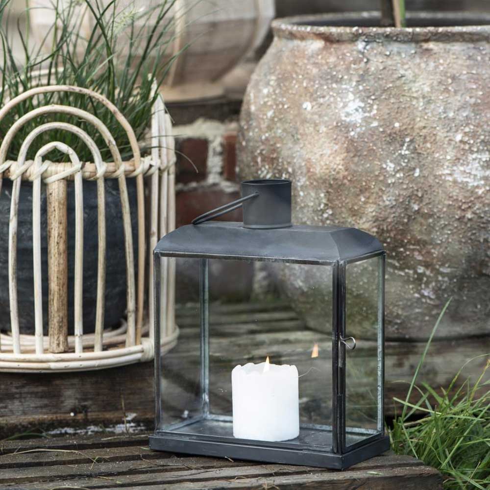 Oblong Metal Lantern - BAXTER & CO. home