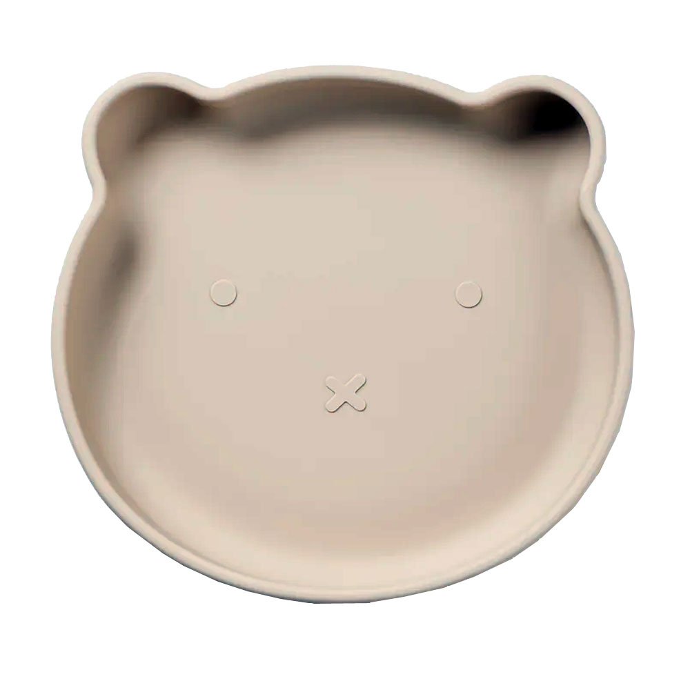 Beige Silicone Suction Plate - BAXTER & CO. home